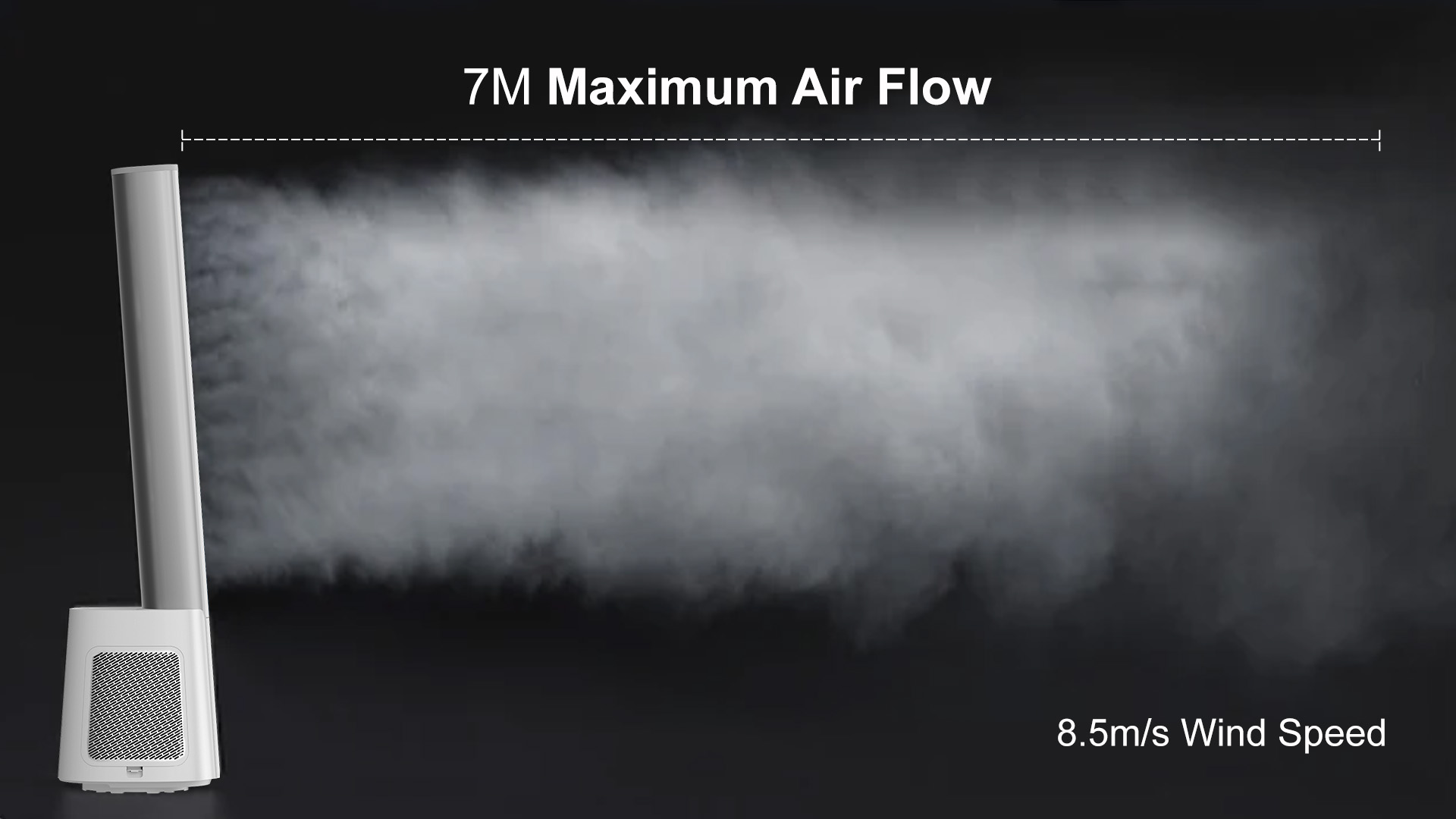 EuropAce Slim and Compact Air Purifying Bladeless Fan | EBFZ2WH | Dual ...