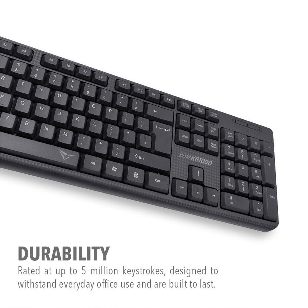 Alcatroz KB1000 Silent Multimedia USB Wired Keyboard | Shopee Singapore