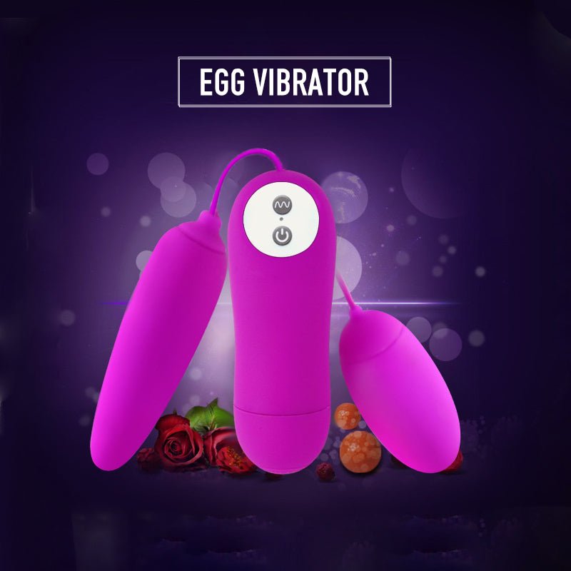 Egg Vibrator. 2 Types 12 Delectable Vibrating Patterns Single/Dual ...