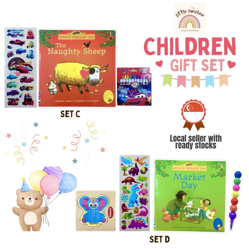 Customised Children Gift Set Kids Birthday Goodie Children Day Gift ...