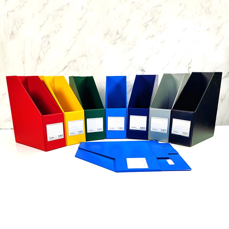 [SG Stock] CENTRE PVC Magazine Rack | File Organiser | Collapsible ...