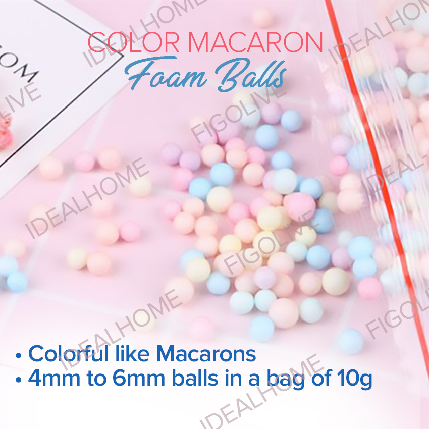 [Bundle of 5/10 Packs] Colorful Macaron Foam Balls for Mothers Day ...
