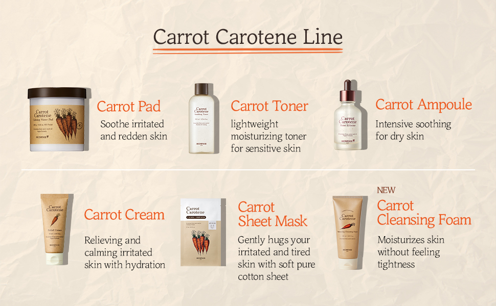 [SKINFOOD Official] Carrot Carotene Moist Effector Ampoule 52ml ...