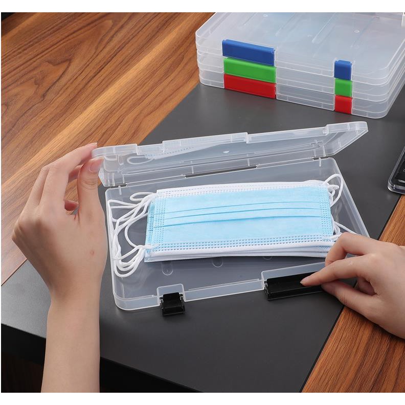 [SG] A4 File Box Folder Document Transparent Storage Box File ...