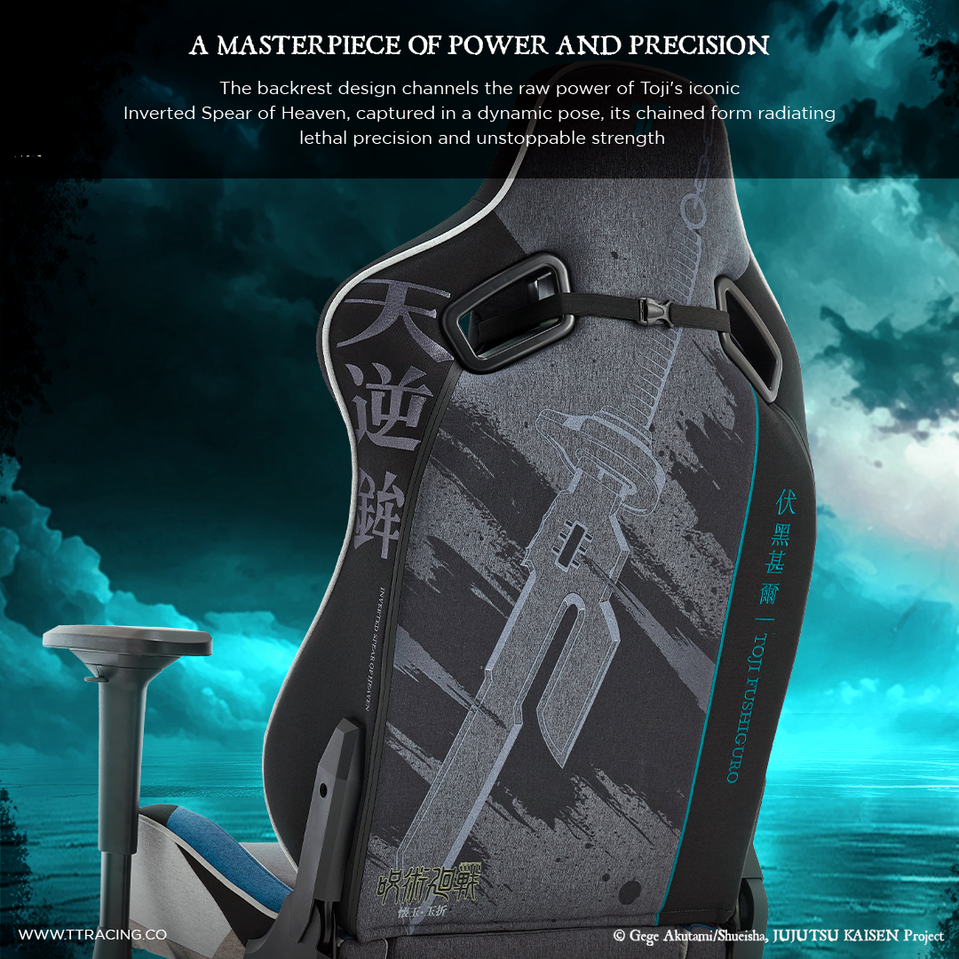 TTRacing Surge X Toji Edition Air Threads Fabric Gaming Chair | Jujutsu ...