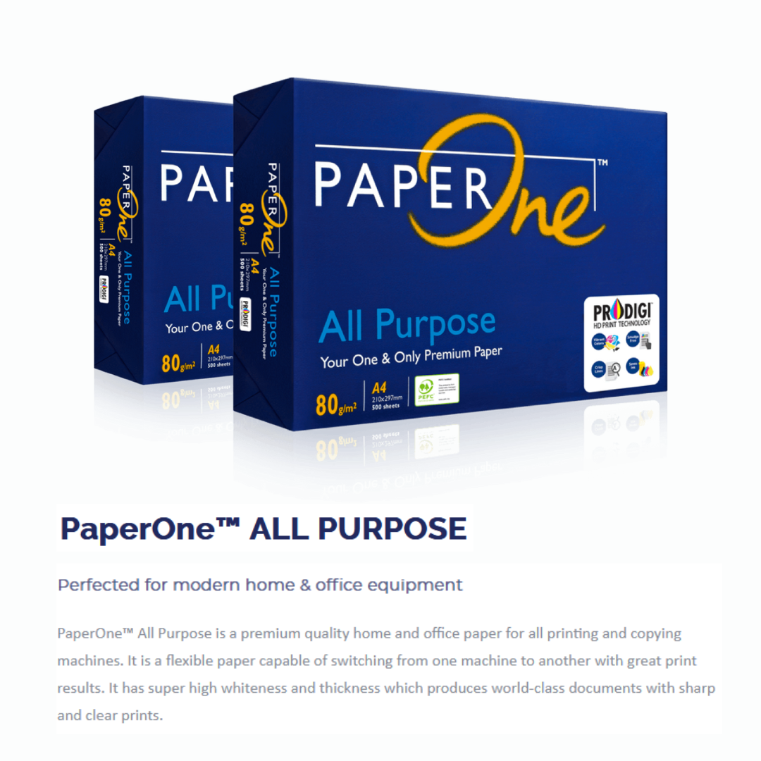 PaperOne Printing Paper, Copier Paper, A4 Paper, A3, A5 Paper, 70gsm, 80gsm Copy Paper. | Shopee ...