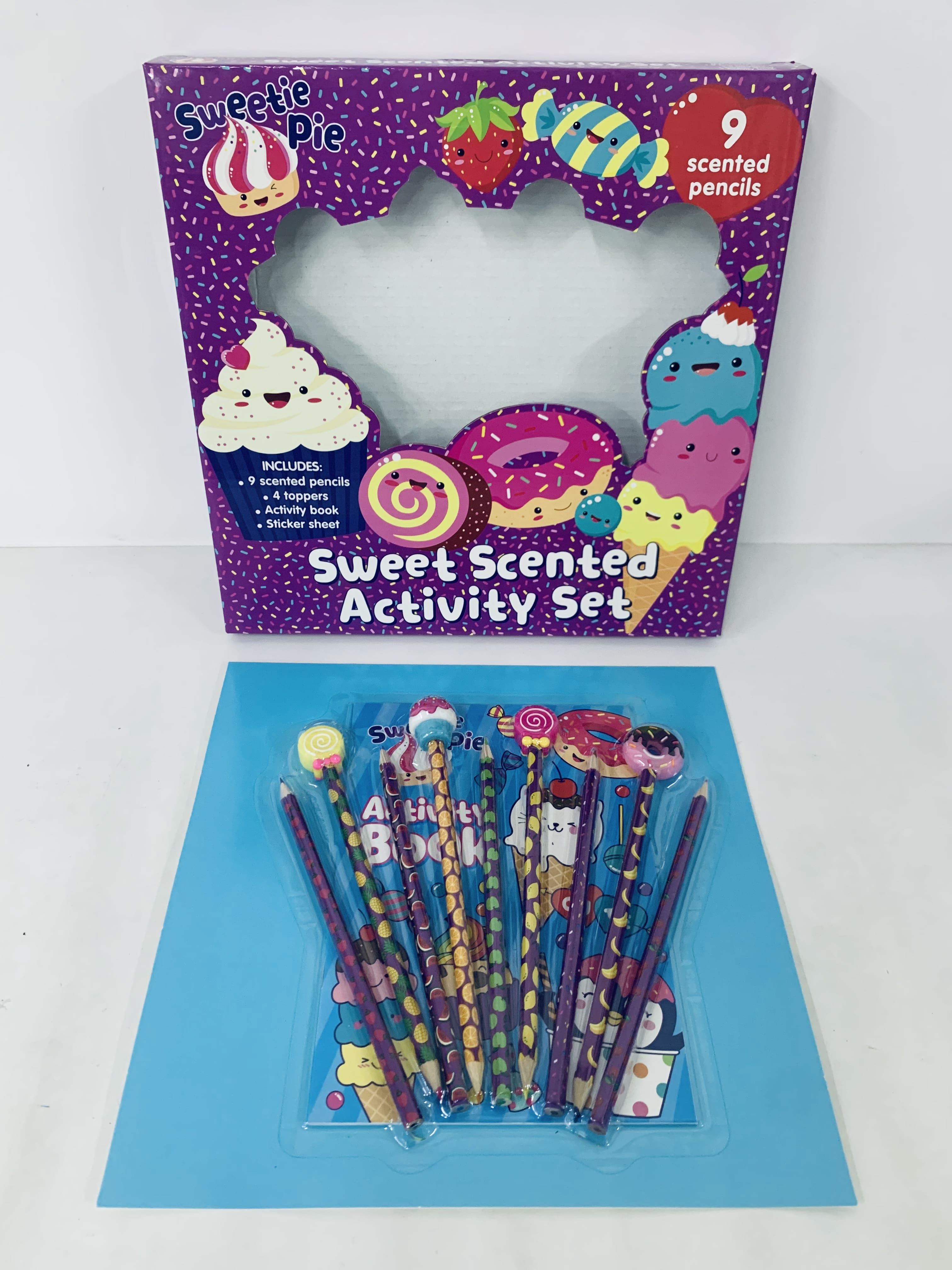Sweetie Pie Colouring Activity Book Gift Set For Kids Boxset with 9 ...