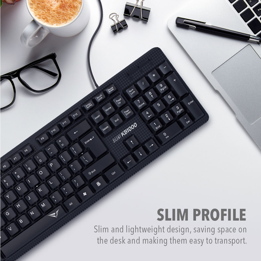 Alcatroz KB1000 Silent USB Wired Keyboard | Shopee Singapore