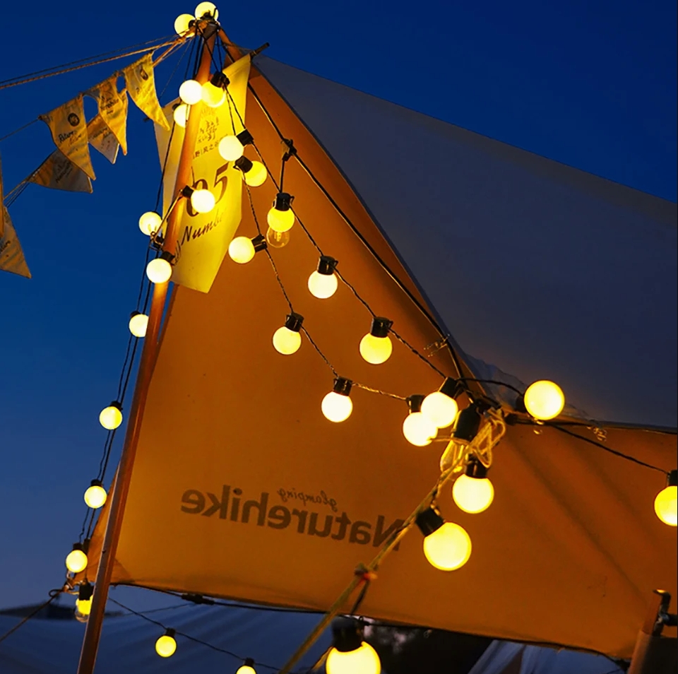 ️5M 20LED G50 Lampu raya Round Bulb Fairy lights LED Fairy Twinkle ...