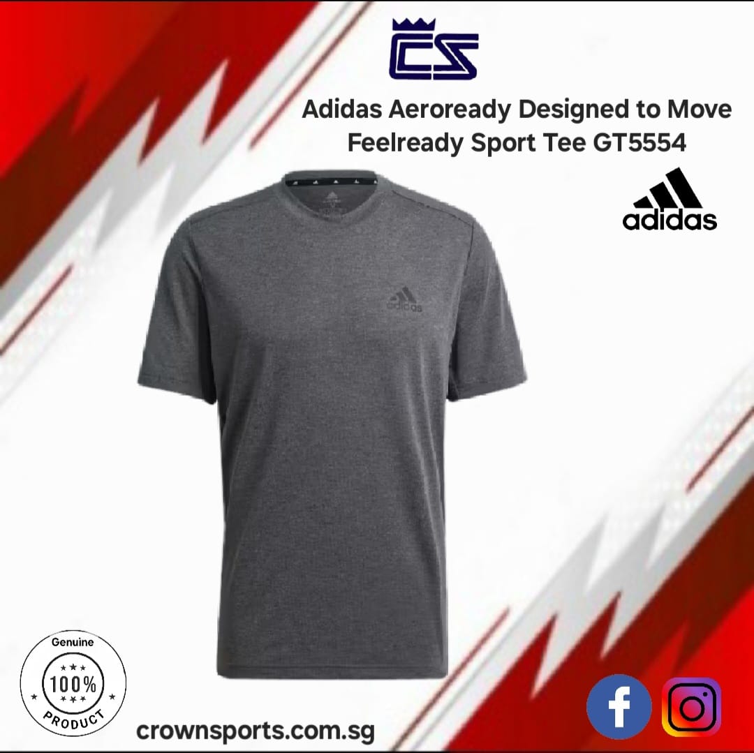 Adidas Aeroready Designed to Move Feelready Sport Tee GT5554 | Shopee ...