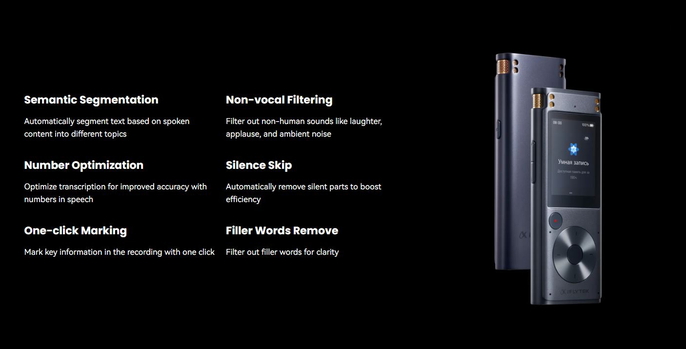 iFLYTEK Smart Recorder - Multi-language Smart Speech to text ...