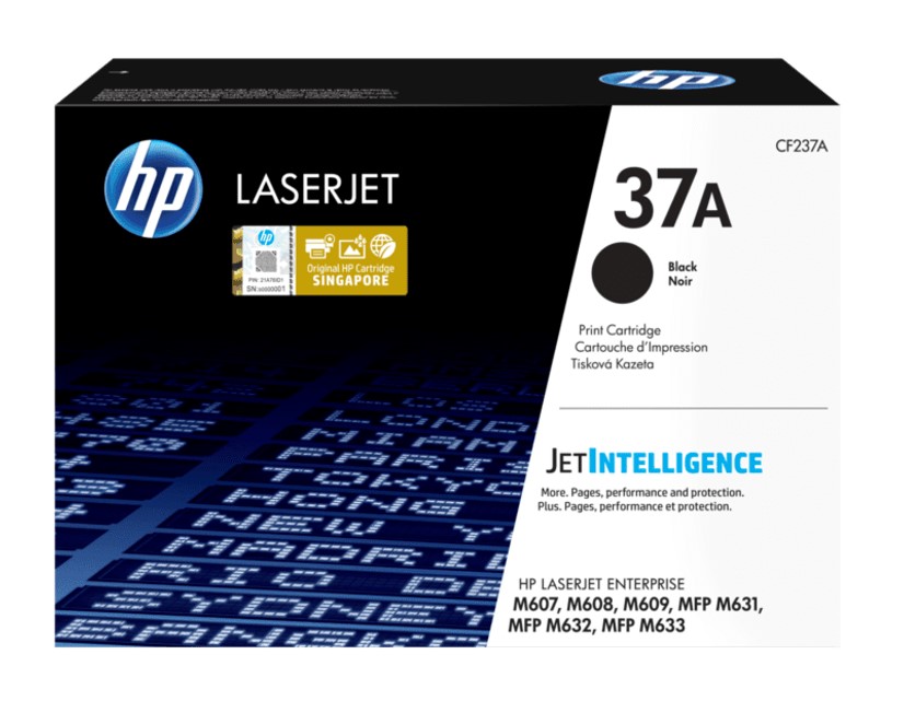 HP 37A Black Original LaserJet Toner Cartridge CF237A - Local Set ...