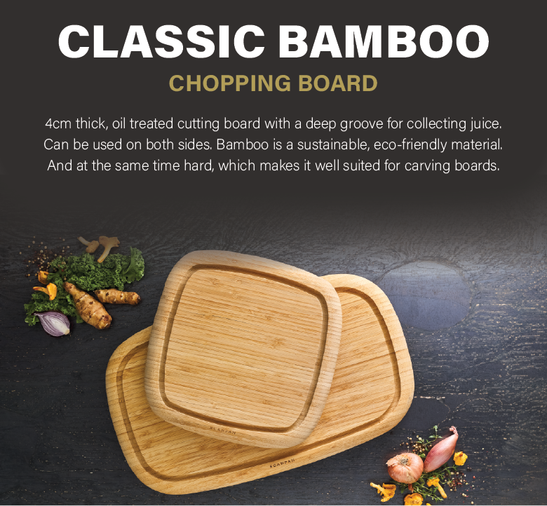 SCANPAN Classic Bamboo 30cm x 30cm Chopping Board | Shopee Singapore