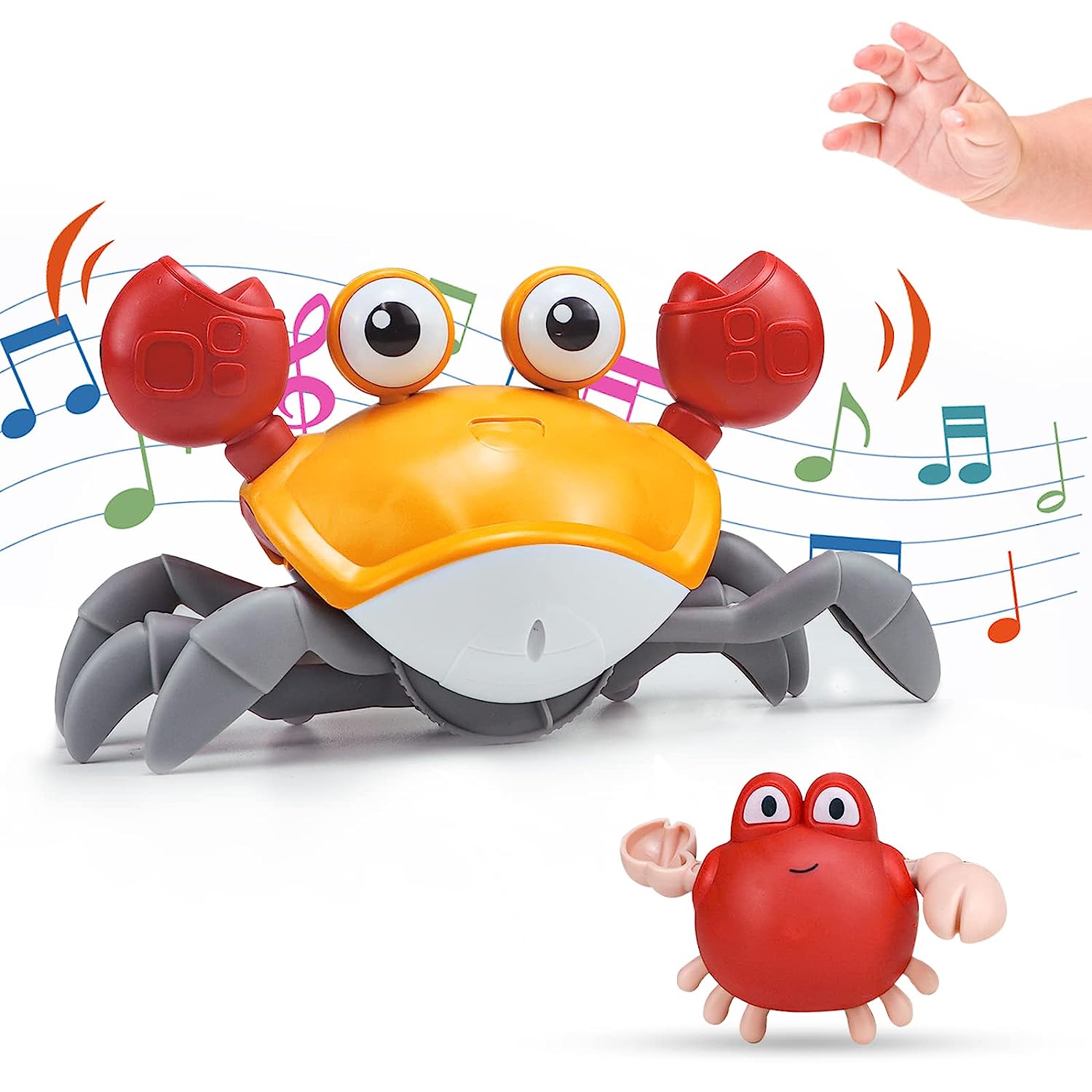 Crab Crawling Baby Toys New Fun Smart Sensor Toddler Toys Moving ...