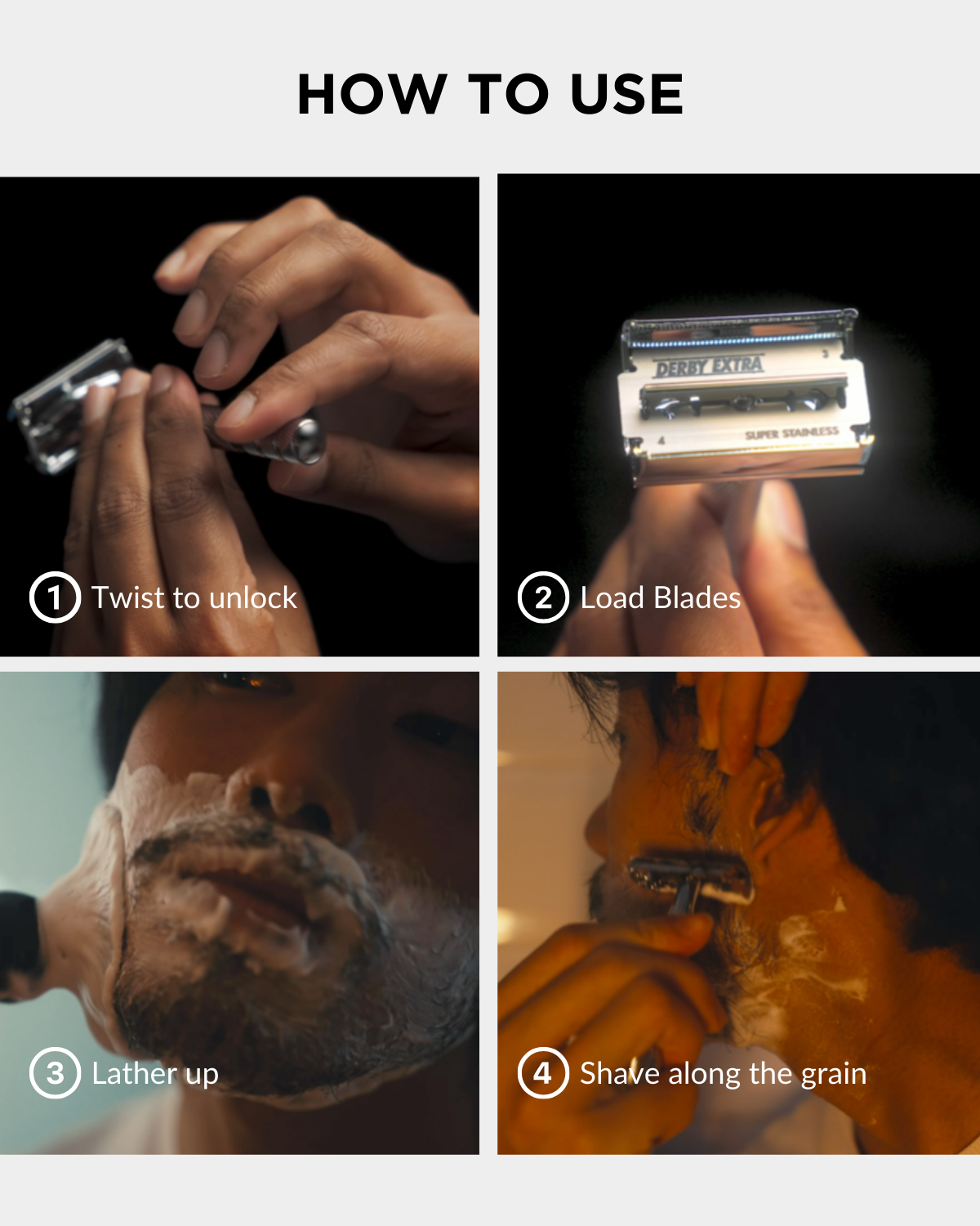 Ubersuave Eco-Razor Double Edge Safety Razors - Shaver For Men Beard ...