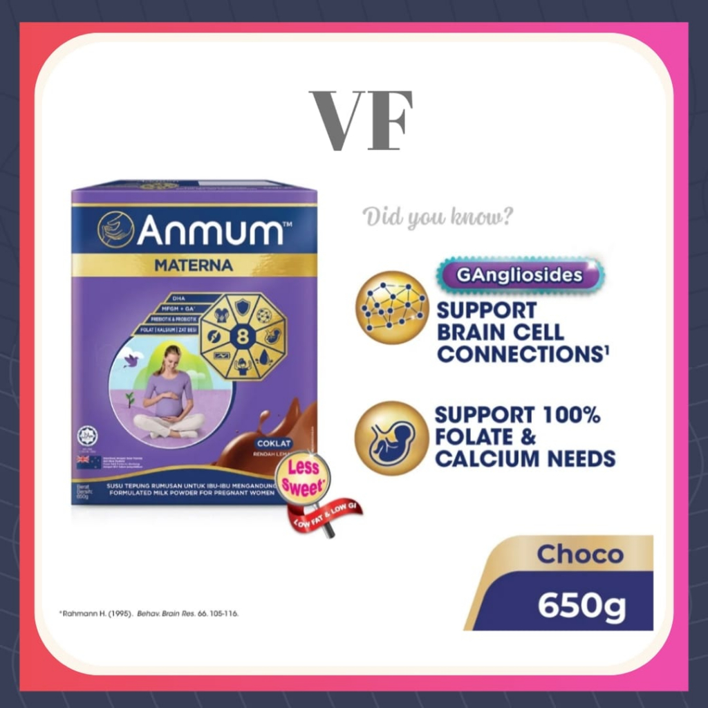 Anmum LACTA Plain Formulated Milk for Breastfeeding Mothers & MATERNA ...