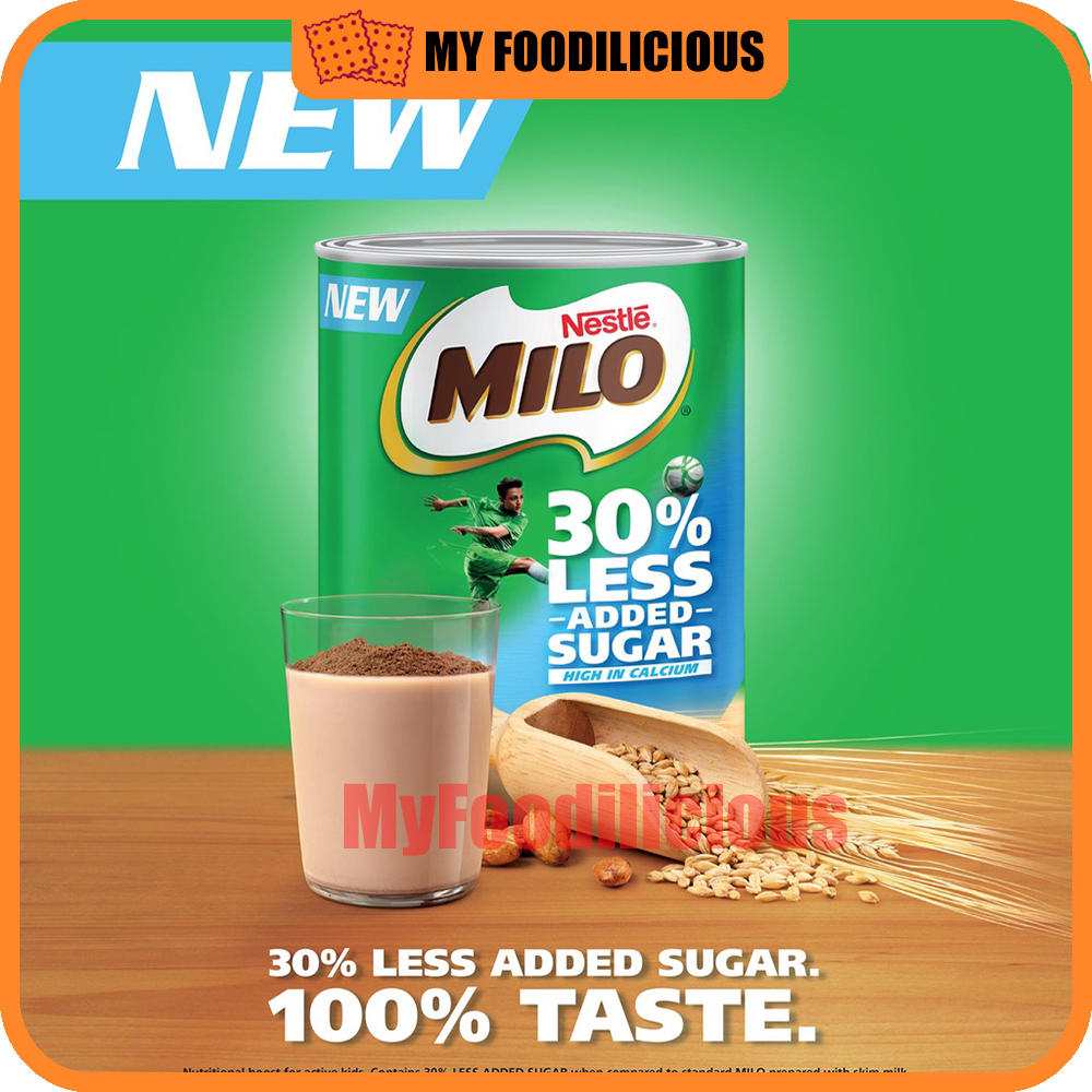 Milo Australia 30% Less Added Sugar Milo 395g | Shopee Singapore