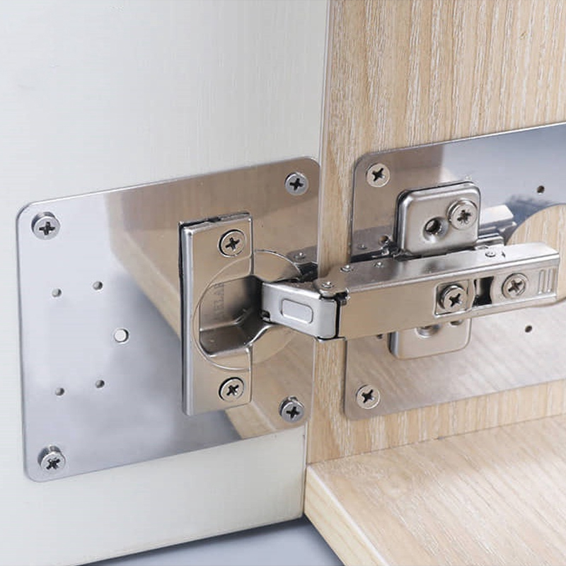 【SG Stock】Stainless Steel Cabinet Door Hinges Plate Repair Plate For ...