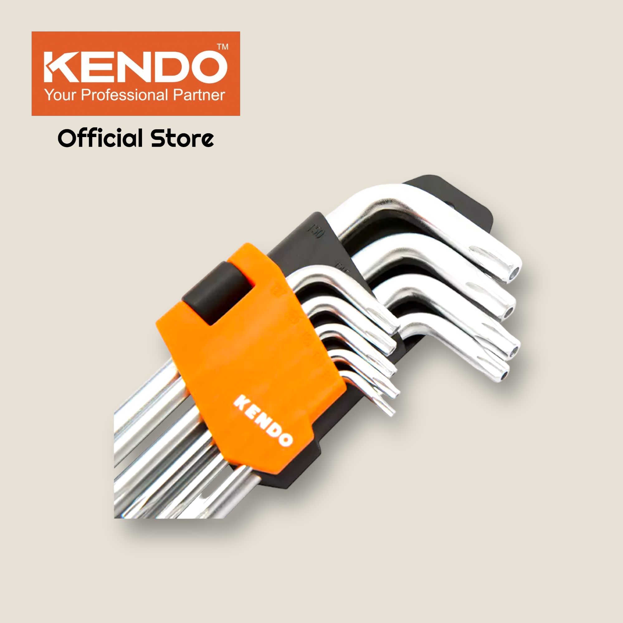 KENDO L-KEY SET 9PCS Standard Arm, Torx, 20741 | Shopee Singapore