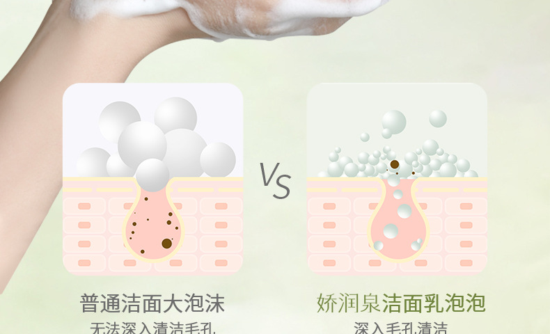 JOYRUQO Amino Acid Glorious Facial Cleanser JIAORUNQUAN Moisturizing ...