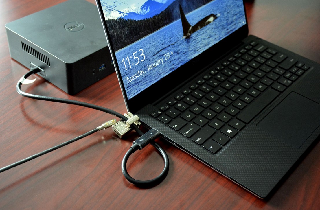 Noble Locks TZ18T Low Profile Wedge Lock for Dell Consumer and Gaming ...