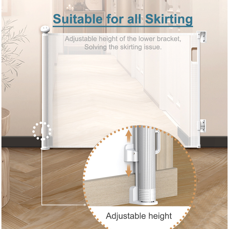 [SG Stock] Punch Free Retractable Safety Gate Child Safety Barrier ...