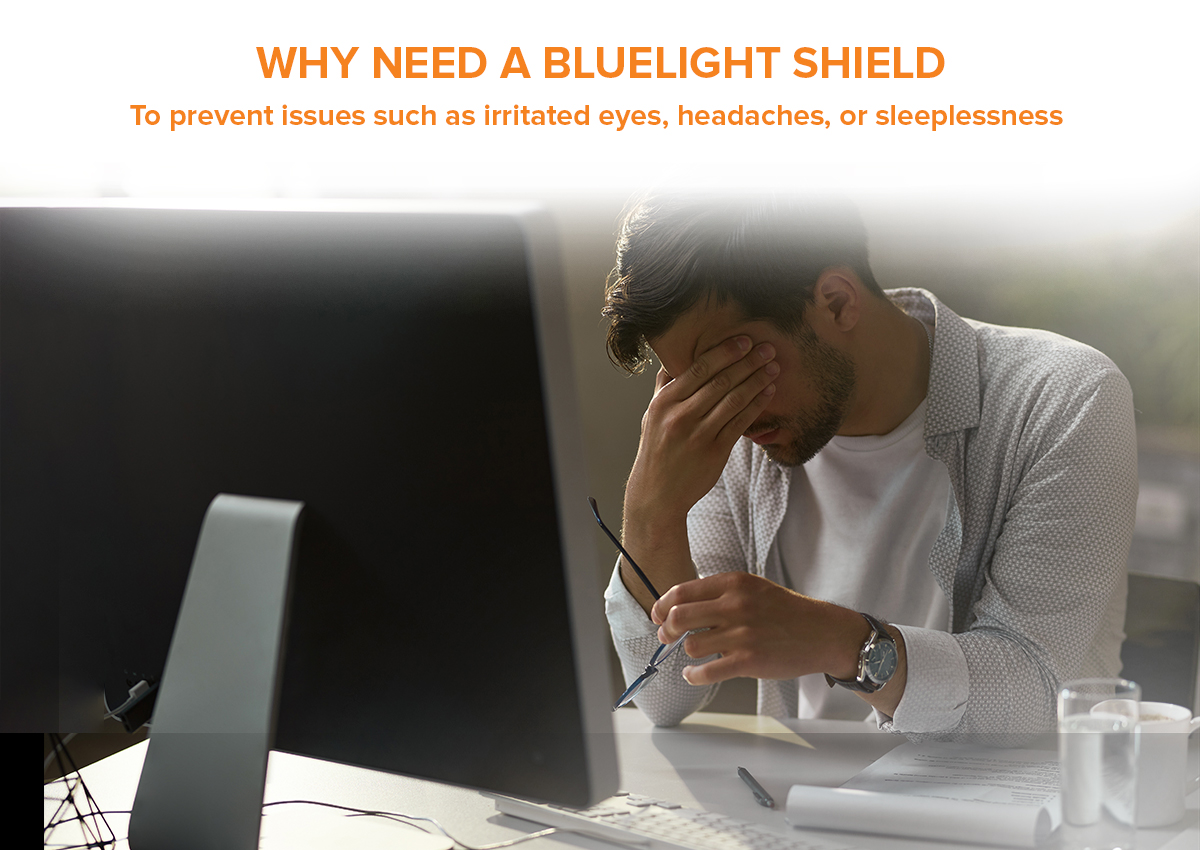 [Bulk Pack] Monitor Anti Blue Light Screen Protector, Anti Glare Screen ...