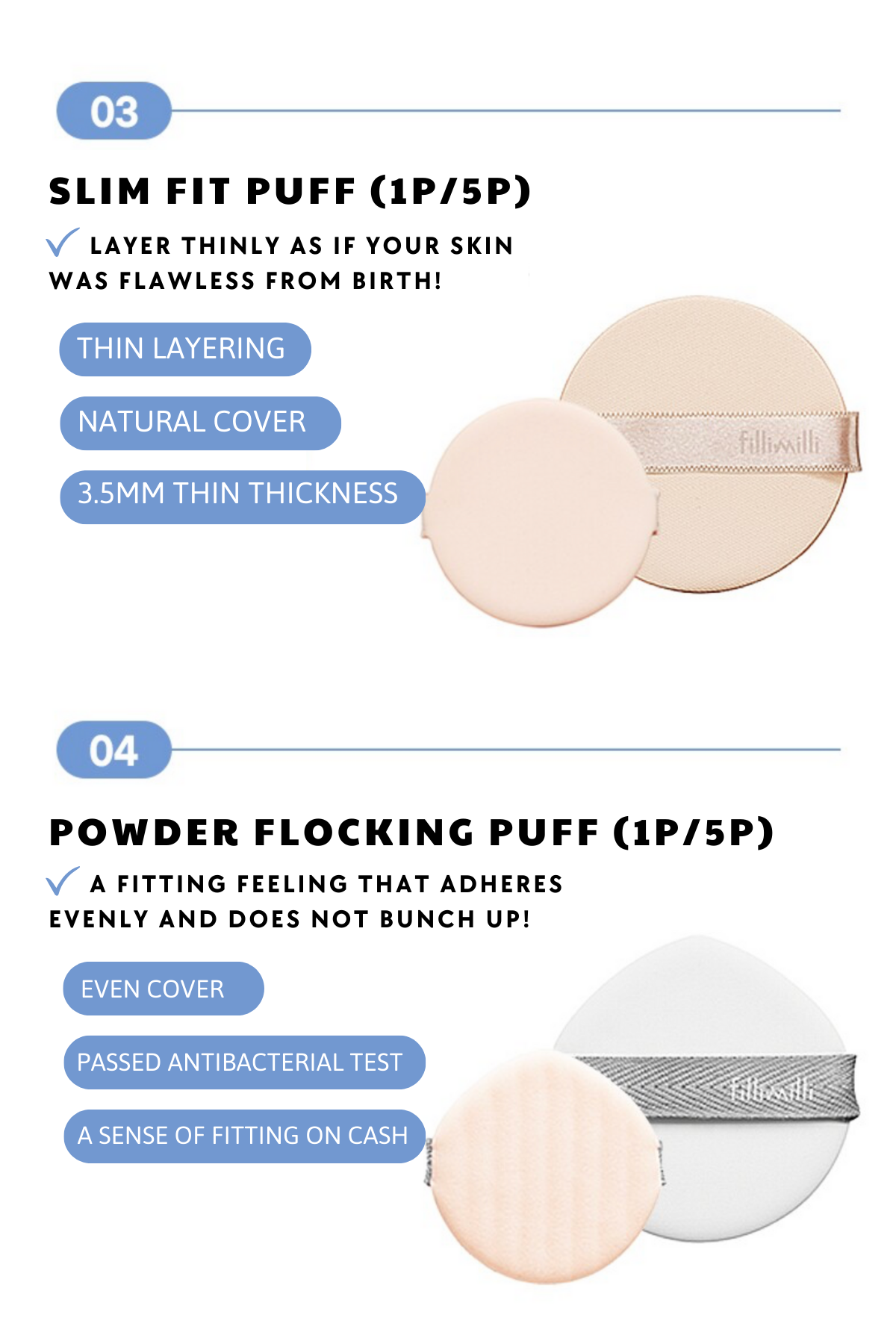 [Fillimilli] 🚀 Ready to Ship 🚀 Makeup Sponges / Puffs (30Types ...