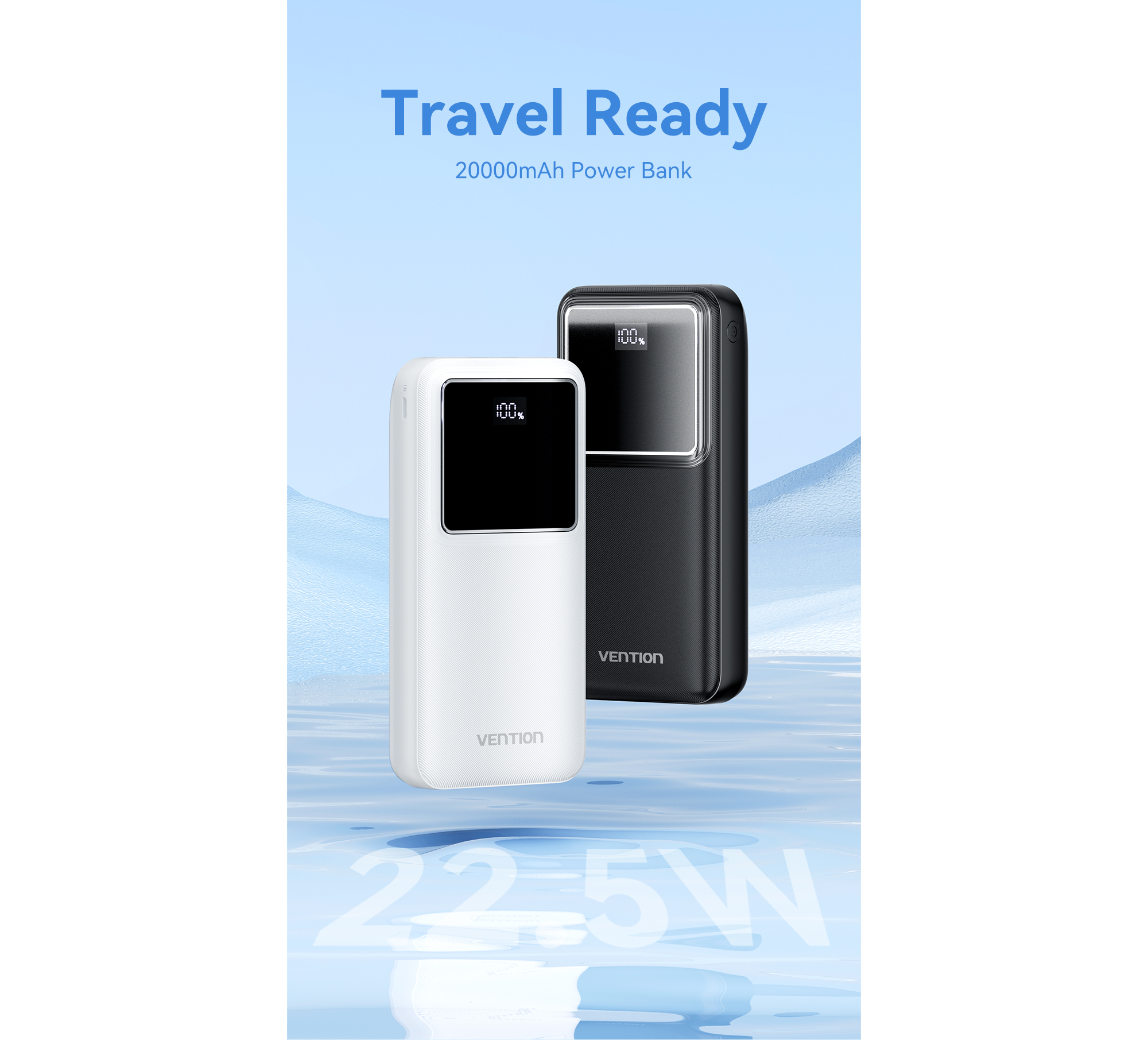 【CCC] Vention Power Bank Fast charging digital display powerbank ...