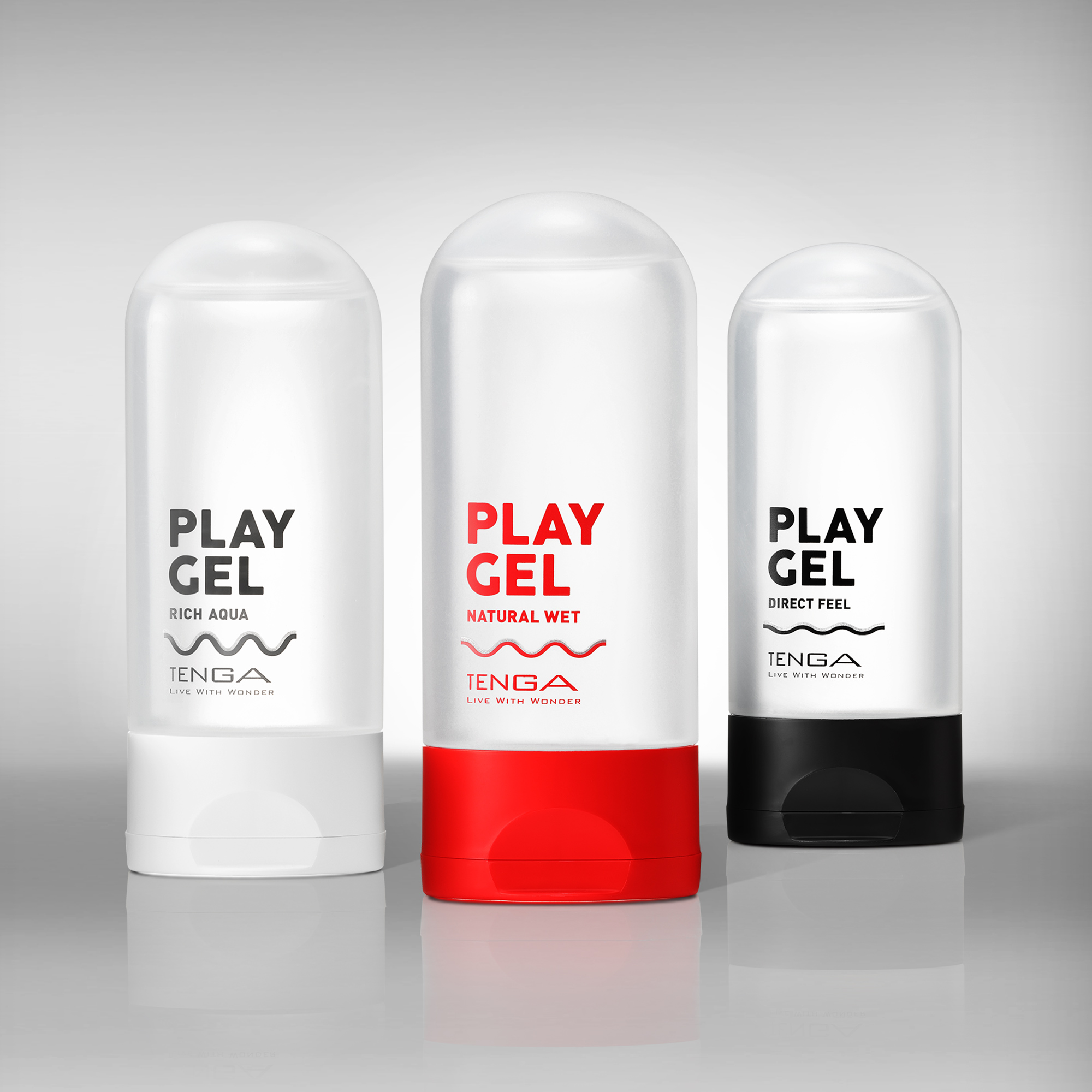 [Bundle of 3] Tenga Play Gel Natural Wet Masturbation Lubricant Lotion ...