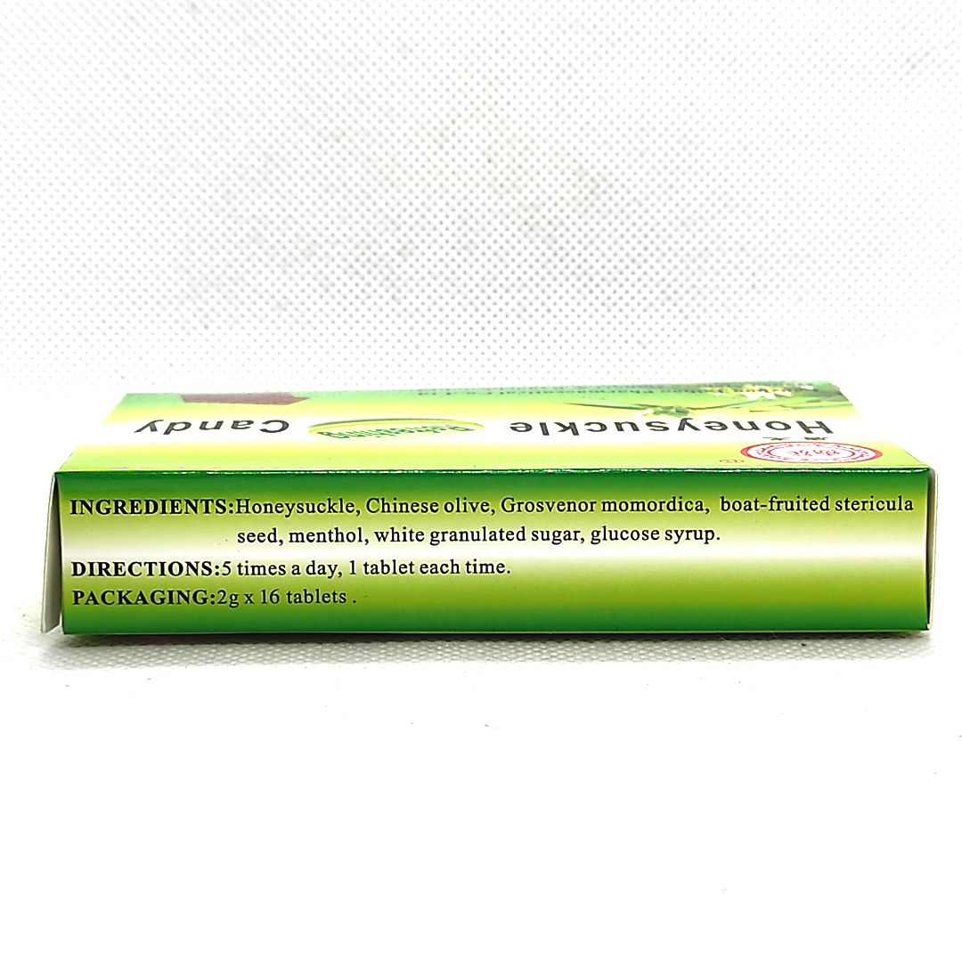 HONEYSUCKLE REFRESHING CANDY 金銀花亮嗓子含片 2g X 16'S | Shopee Singapore