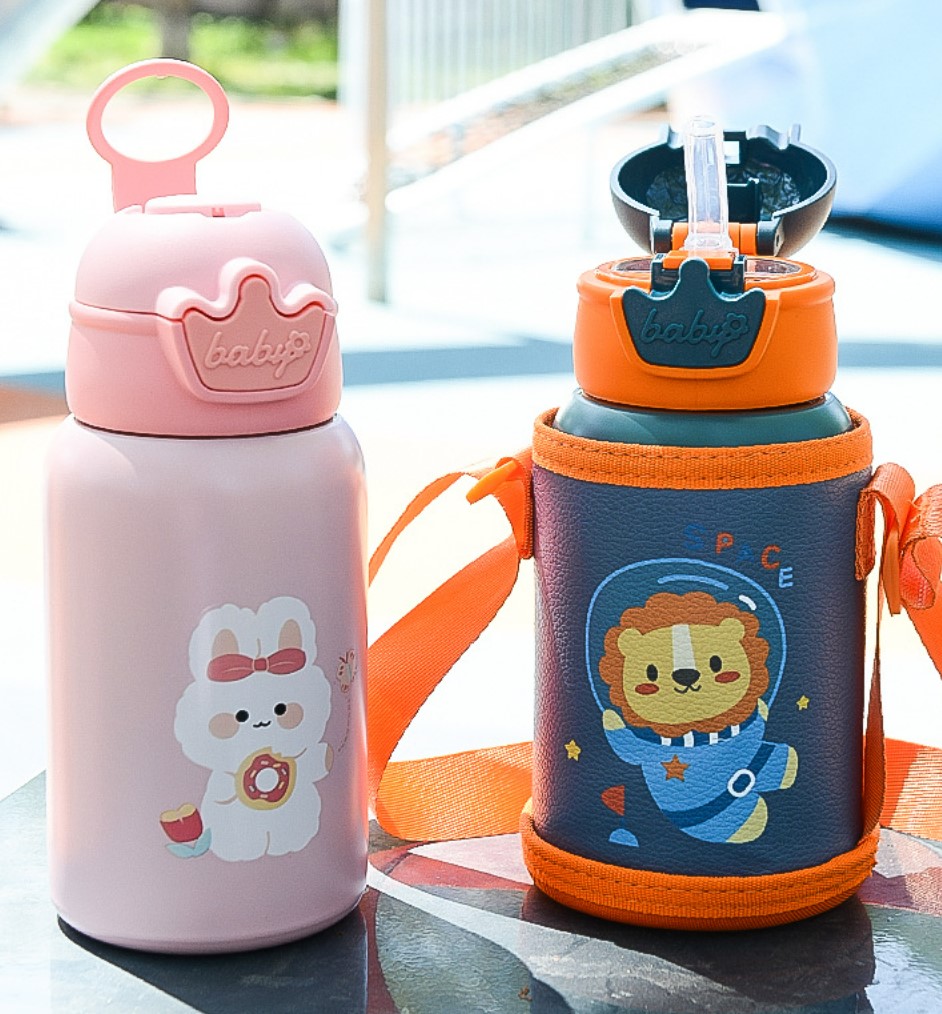 (500ml) Kids Children Thermal Flask Insulated Flask Water Bottle ...