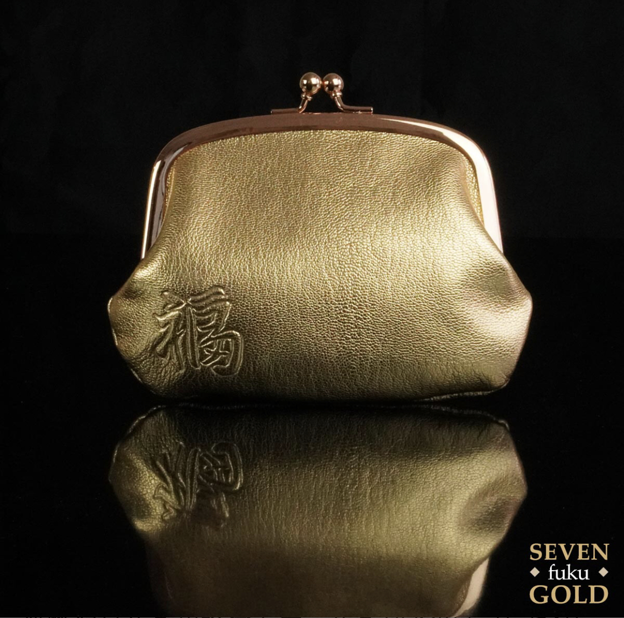 [Special promotion price]New! Luckey gold wallet Kisslock gold clasp ...