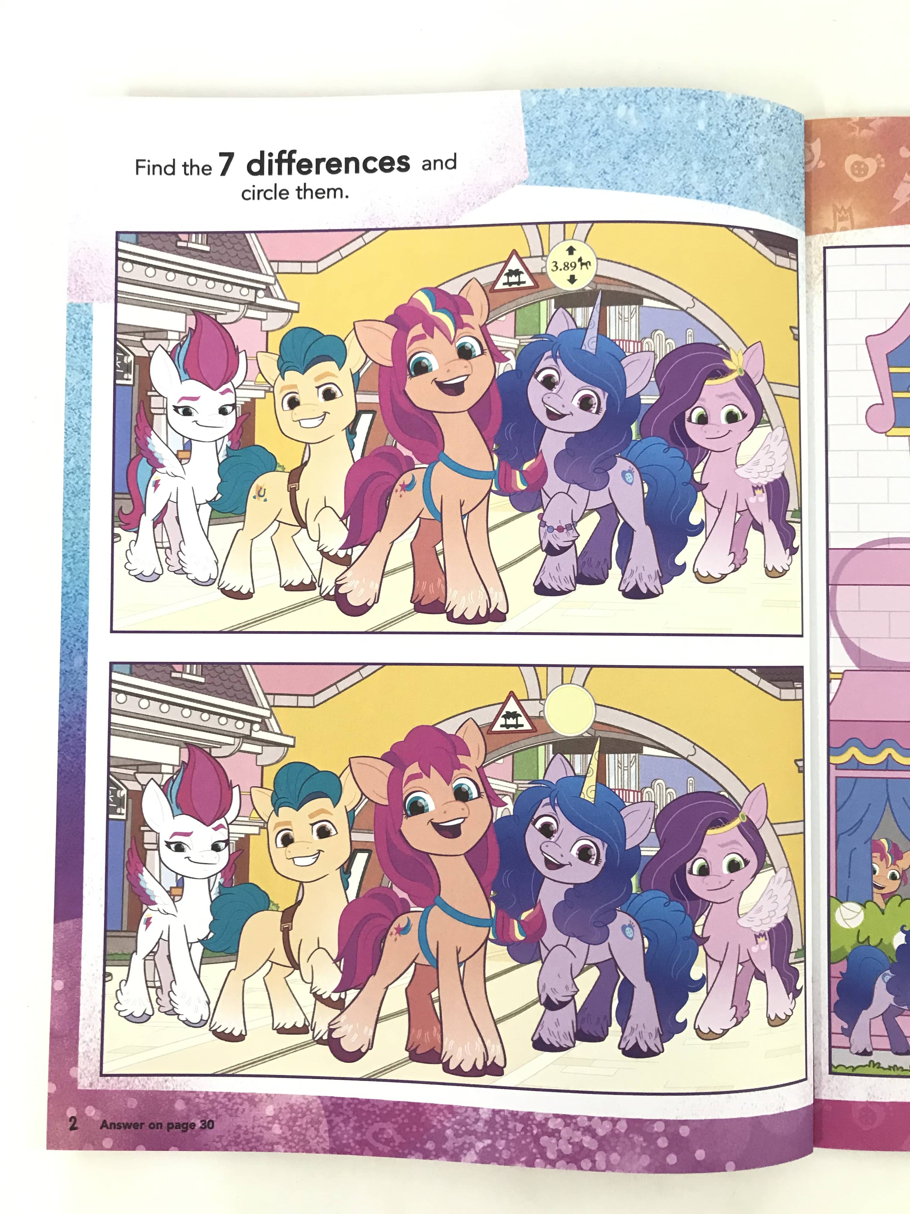 My Little Pony Activity Book Spot the Difference For Kids with 150 ...