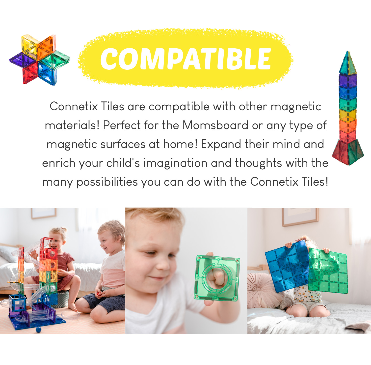 Authentic Connetix Tiles - 16 Piece Road Ramps & Intersections | Shopee ...