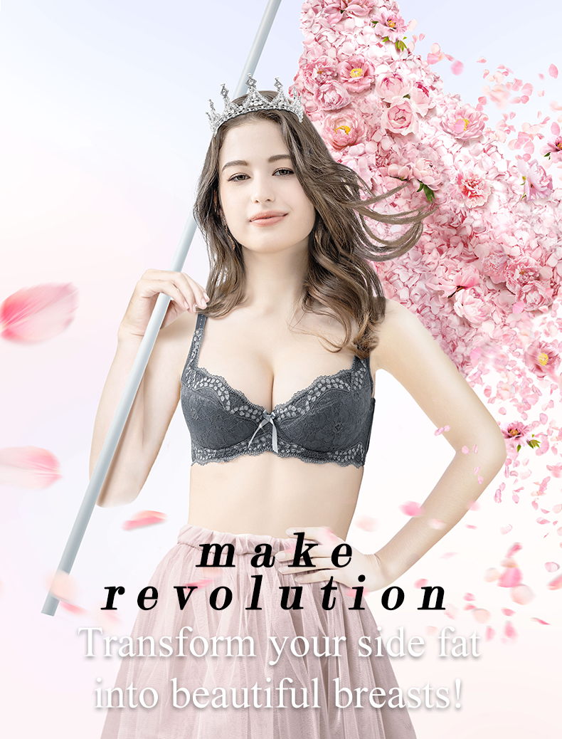 Mode Marie Side-Slimming Revolution 62408 Collection Demi Bra (Sizes B-E)(A57R62408)(Direct from ...