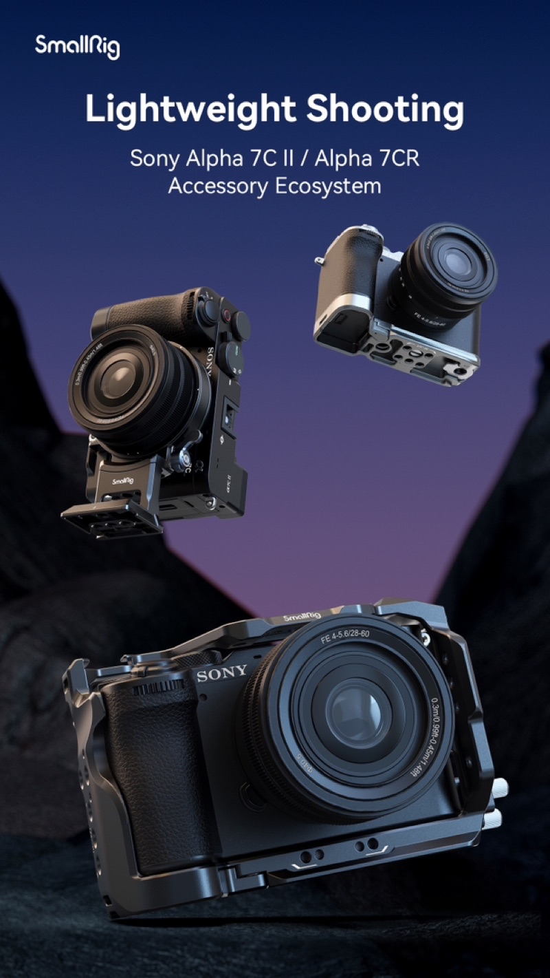 SmallRig Cage Kit for Sony A7CII / A7CR 4422,Cage for A7C ii | Shopee ...