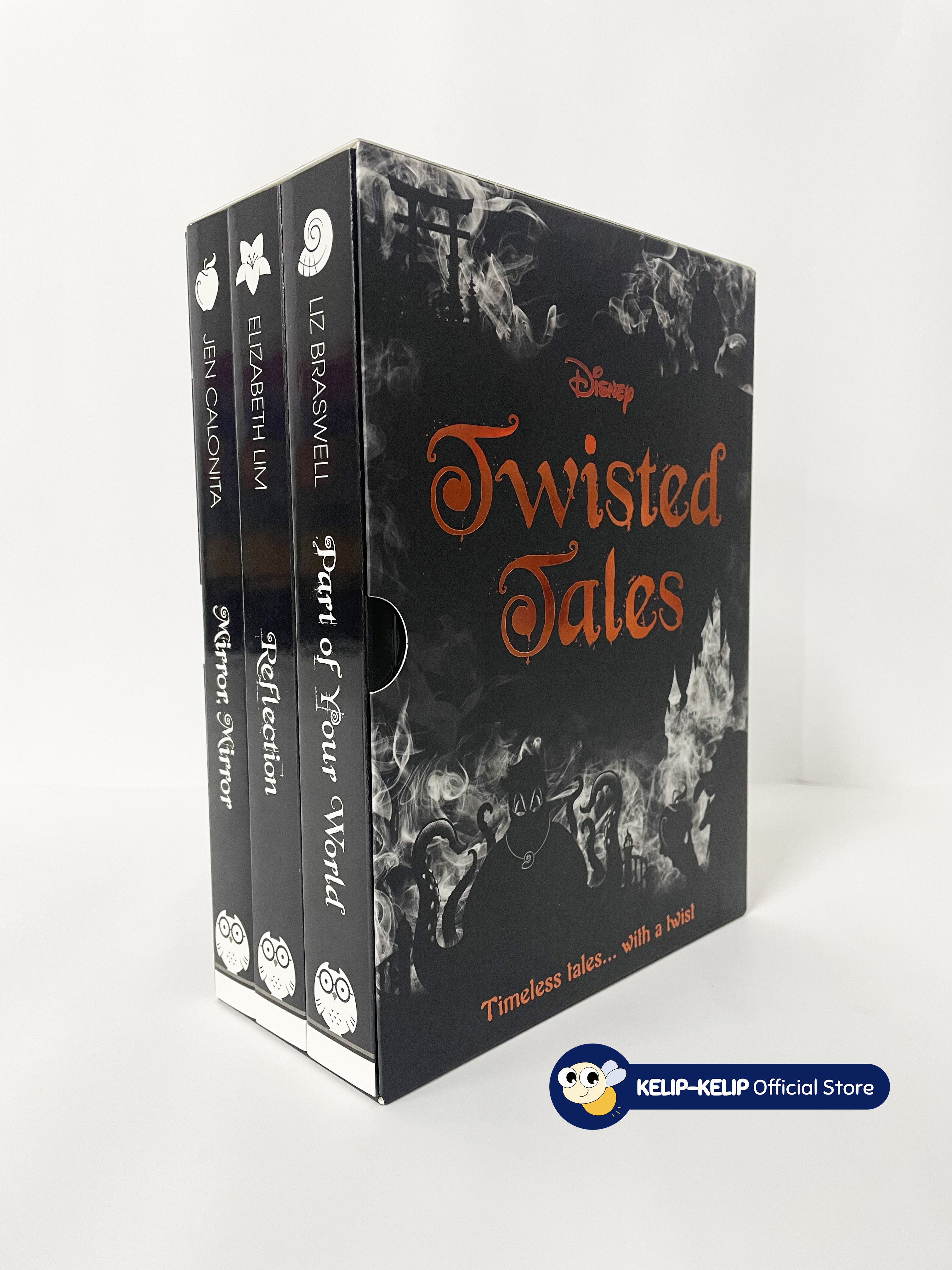 Disney Twisted Tales Gift Set with 3 Novels Box Set Mulan Snow White ...