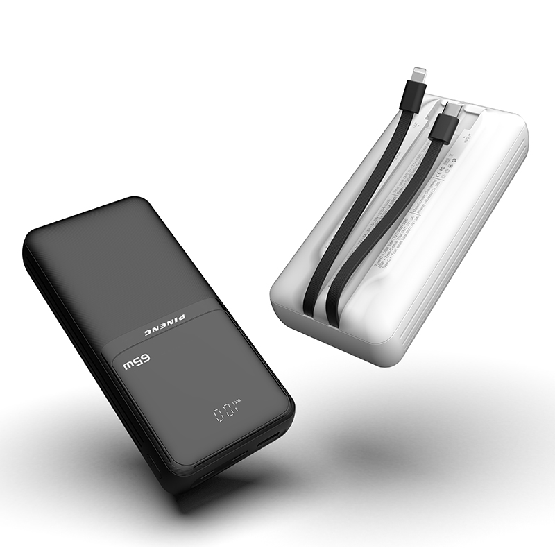 Pineng 65W PD Power Bank PN877PD 20000mAh with built in cable & PN878PD ...
