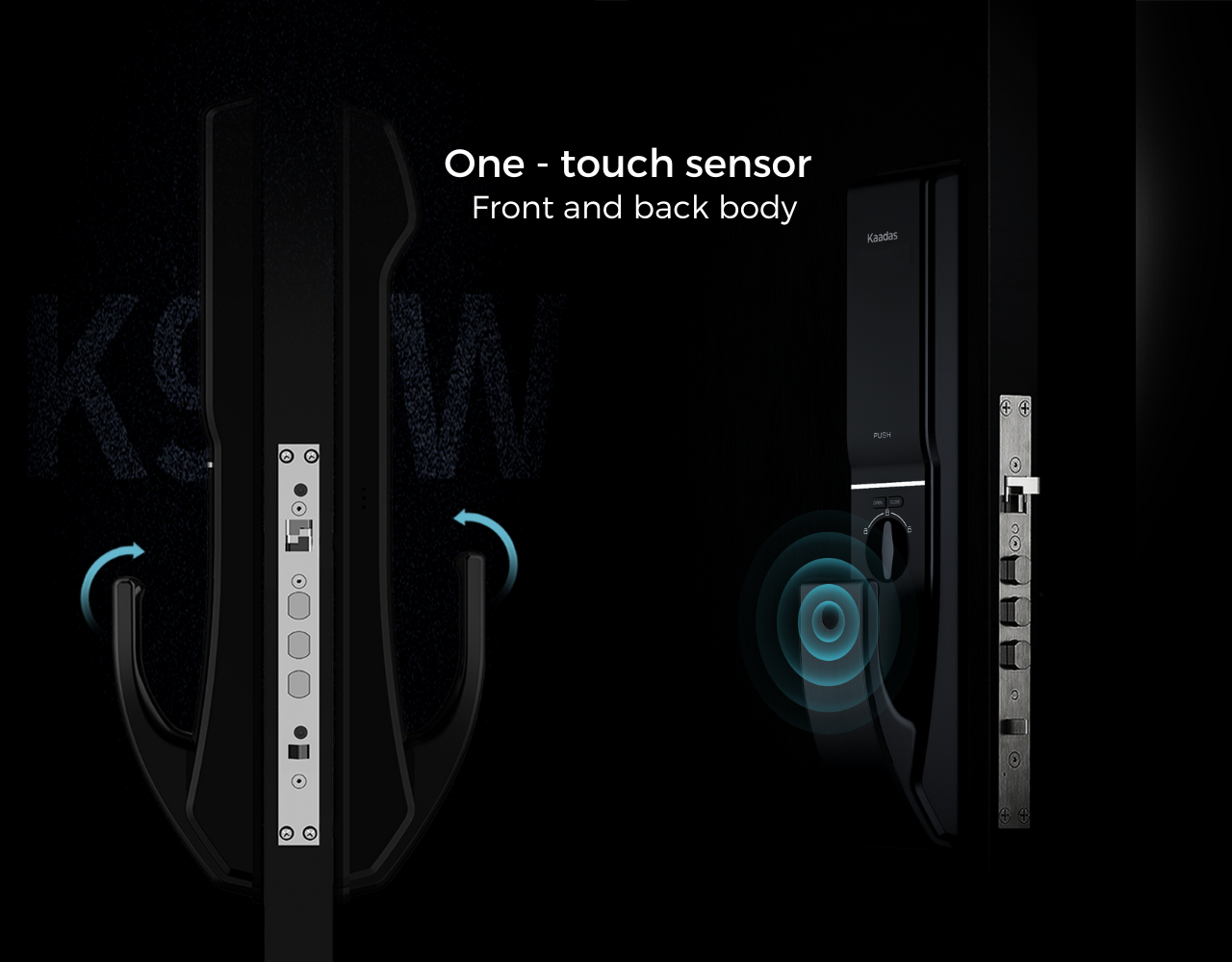 Kaadas K9-5W Digital Door Lock (Wifi-Enabled) + Gate Lock Bundle (Sole Distributor) | Shopee ...