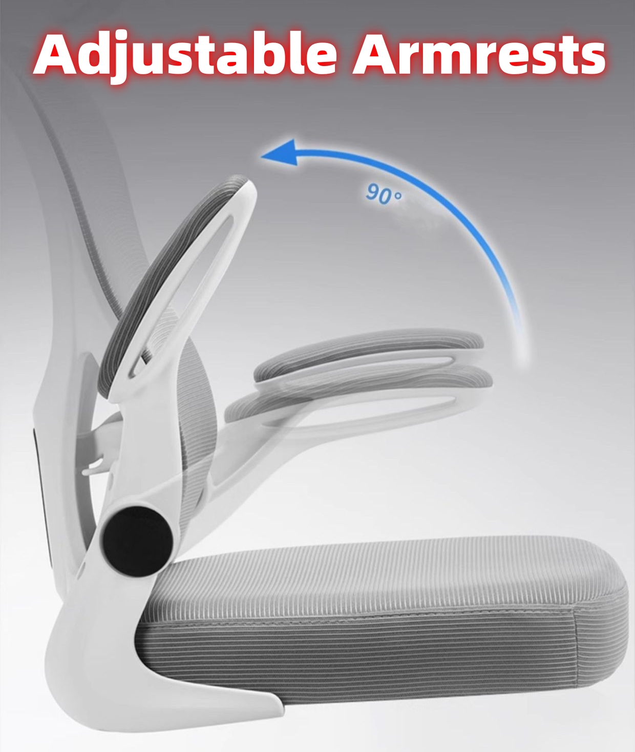 [SG Stocks] Ergonomic Desk Office Chair 8.5cm Thick Cushion Adjustable ...