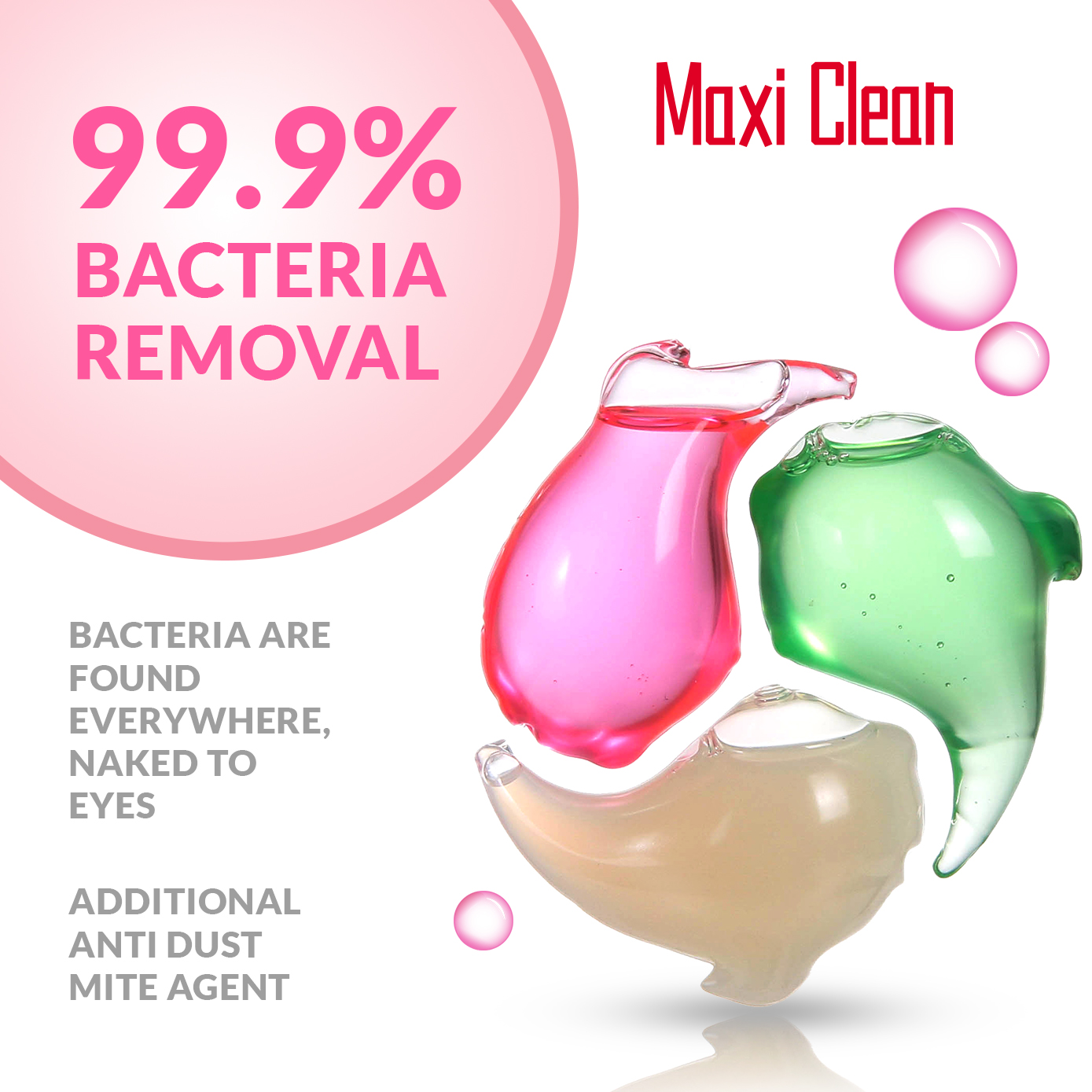 [Maxi Clean] READY STOCK 30 pods - 5 in 1 Laundry Capsule / 5 Types ...