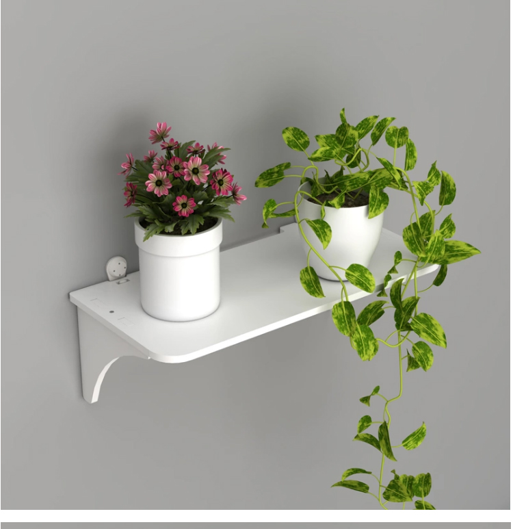[SG] 39CM Wall Shelf Rack No Drill Wall Mounted Shelf WIFI Router ...