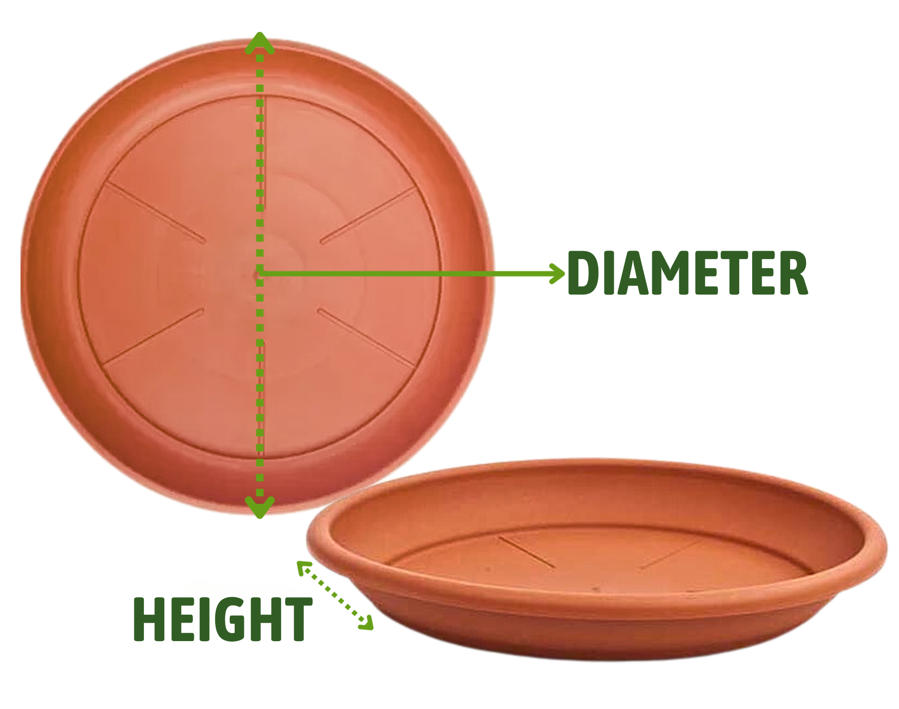 [Local Seller] Plant Pot Saucers Pot Trays Pot Plates Gardening Pot ...