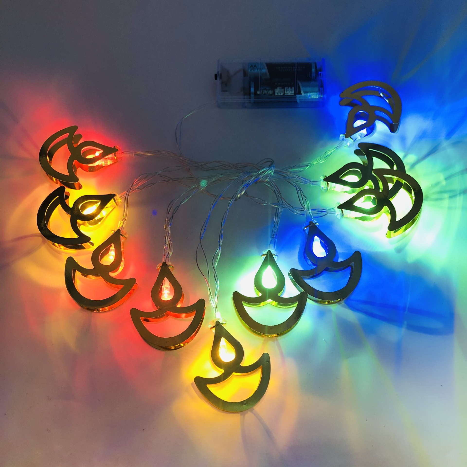 Diwali String Lights 3 Meters 20 LED 2 Lighting Modes, Battery Operated ...