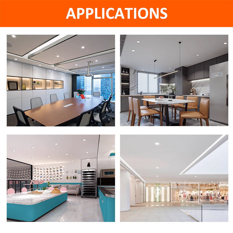 FSL Brand 3W 6W 9W 12W 18W 24W LED Ceiling Light Recessed Downlight LED ...