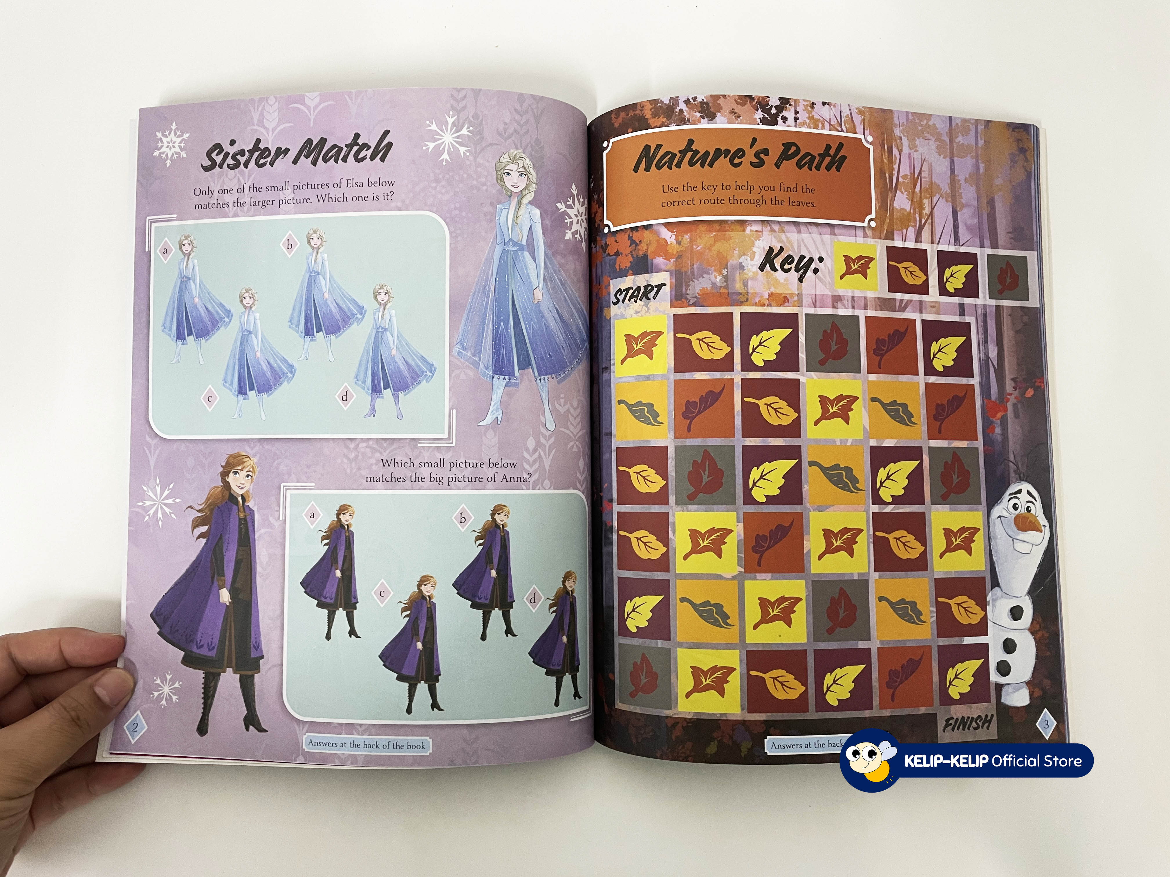 Frozen Disney 1001 Stickers Book With Elsa Anna Olaf Activities ...