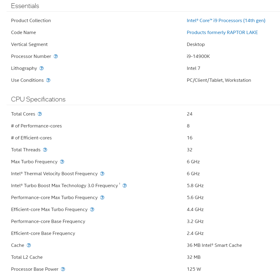 Intel Core i9 processor 14900K 14900 K 14900KF 14900 KF Intel Processor ...