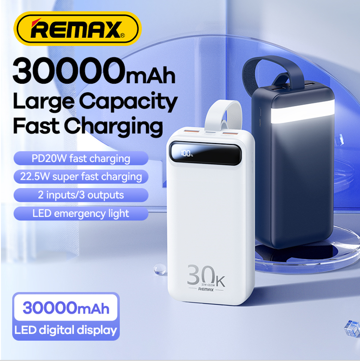 Authentic Remax Fast Charging PowerBank 30000mAh 20000mAh 10000mAh ...