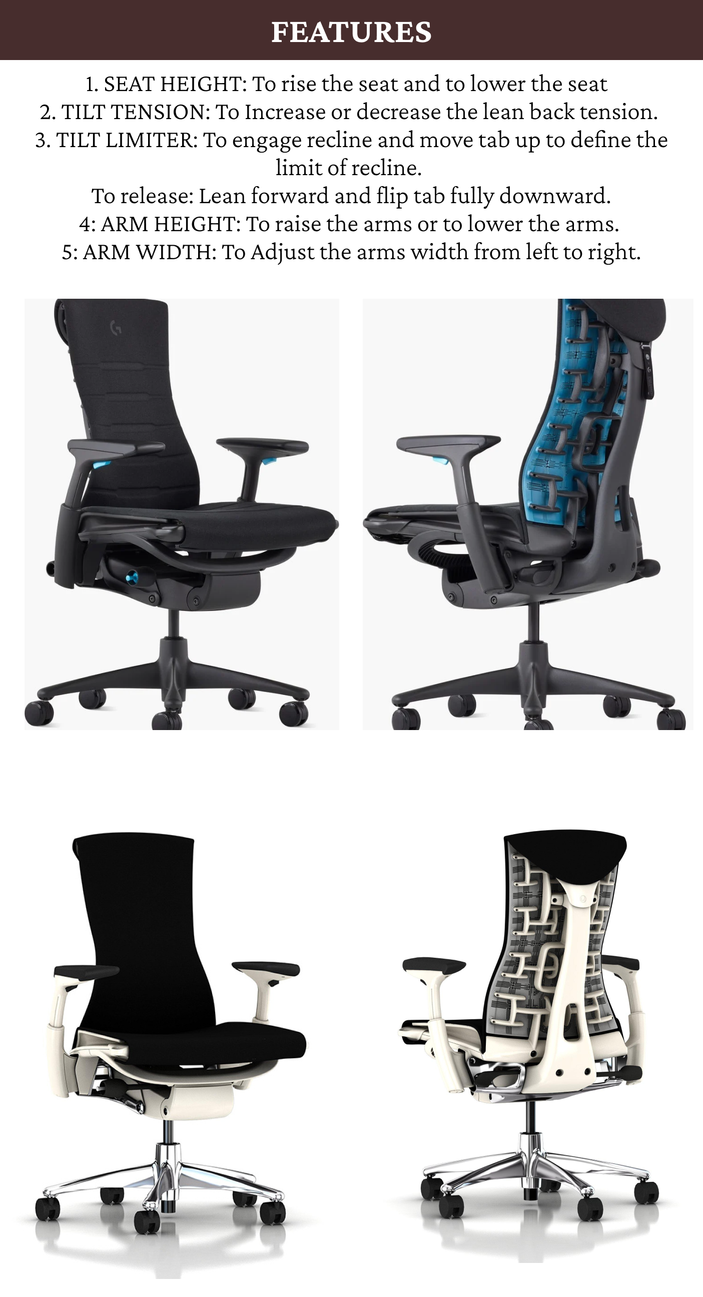 Herman Miller Embody Logitech Gaming Chair, Delivery Within 24 hours ...